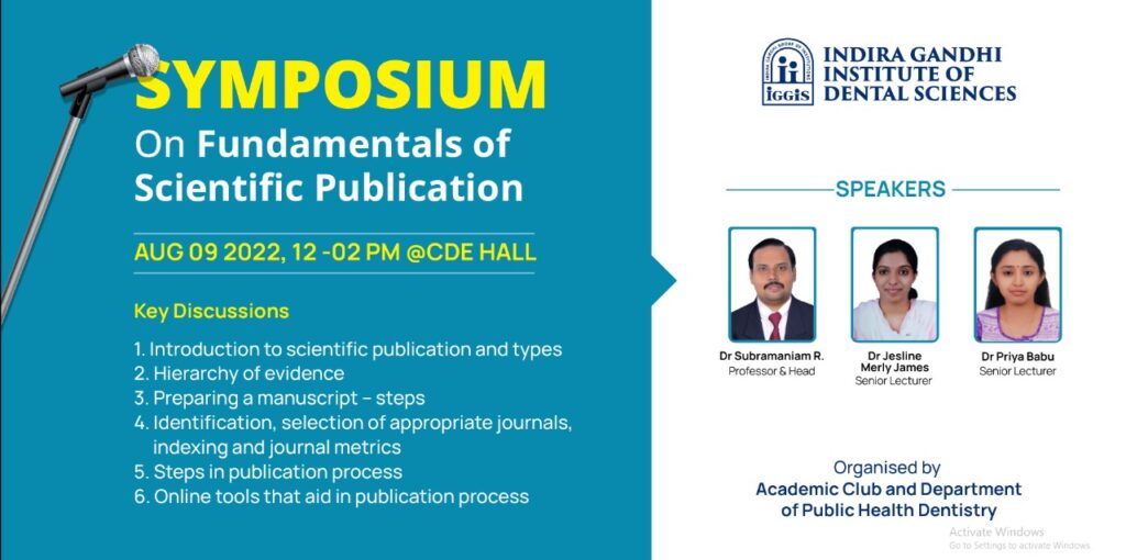 INDIRA GANDHI INSTITUTE OF DENTAL SCIENCES – Step To Future