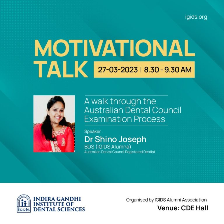 Home - INDIRA GANDHI INSTITUTE OF DENTAL SCIENCES - Step To Future