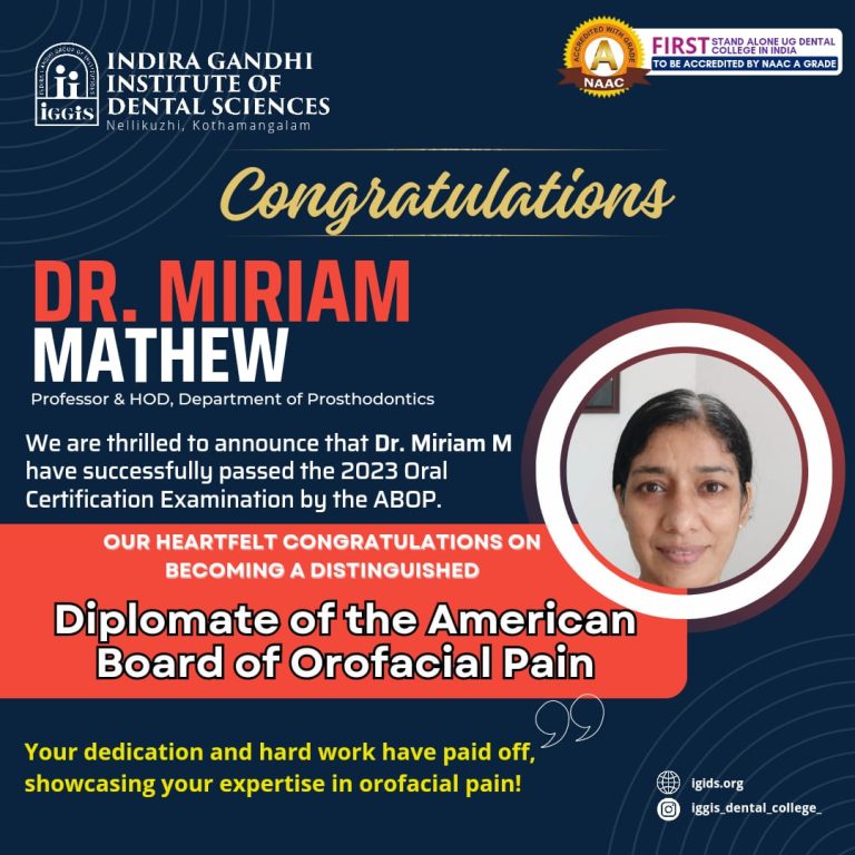 Home - INDIRA GANDHI INSTITUTE OF DENTAL SCIENCES - Step To Future